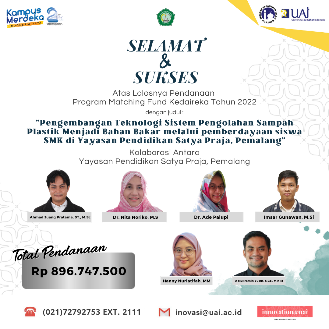 Program Matching Fund Kedaireka Tahun 2022 | Inovasi